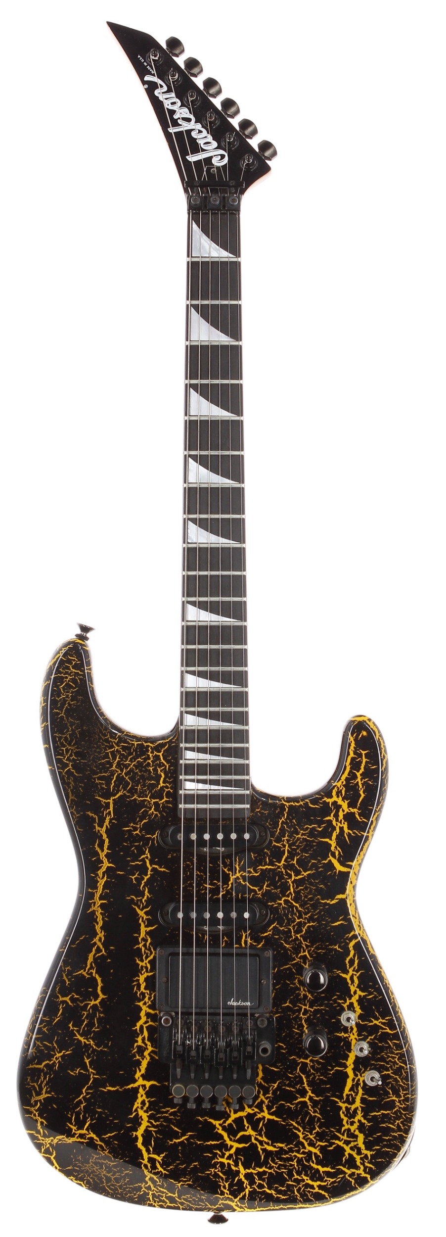 1987 Jackson Custom Shop Reverse Super Strat electric guitar, made in ...