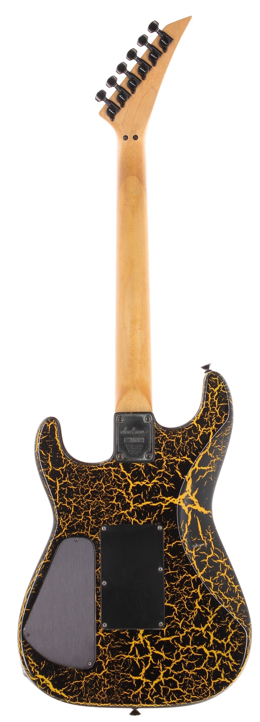 1987 Jackson Custom Shop Reverse Super Strat electric guitar, made in ...