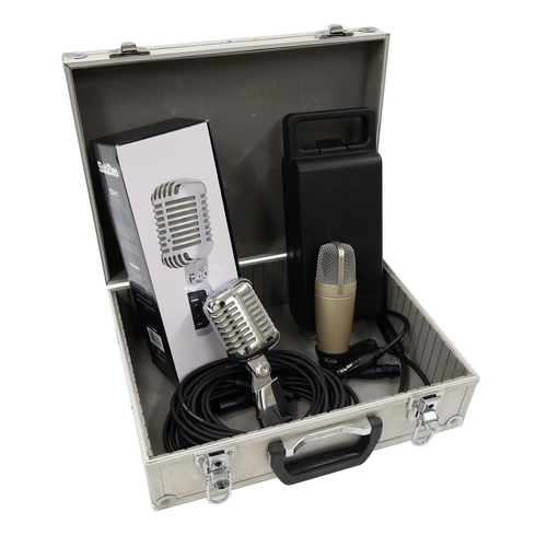 Behringer C-1 condenser microphone, boxed; together with a Sub Zero SZ ...