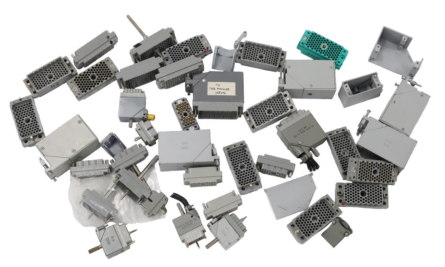 Selection of EDAC box 90 pin type connectors including fifteen female ...