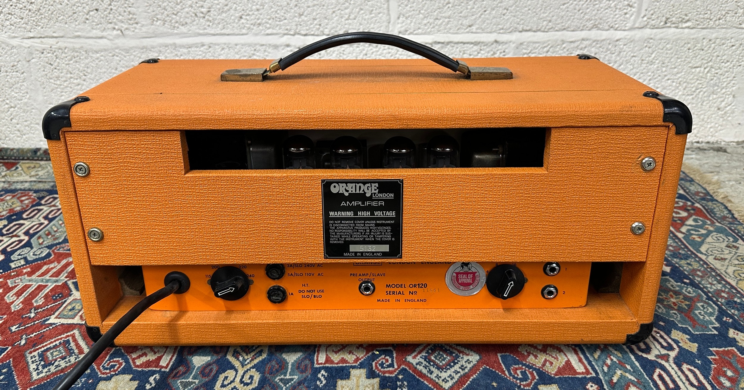 1970s Orange Amplification OR120 guitar amplifier, made in England ...