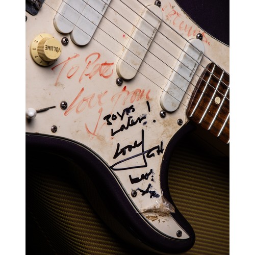 Jeff Beck - owned, played and autographed 1991 Fender Jeff Beck ...