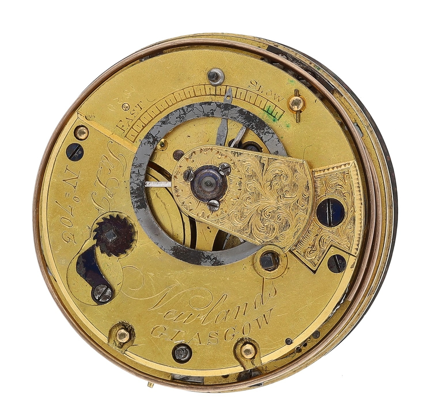 Newlands, Glasgow - rare cylinder quarter repeater pocket watch ...