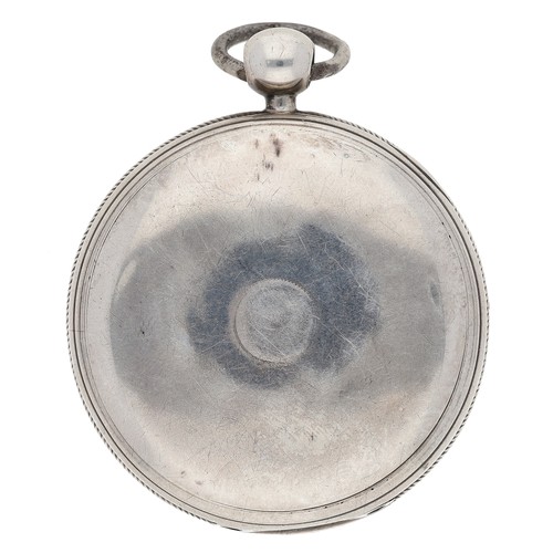 Chas Taylor, Liverpool - George IV silver verge pocket watch with ...