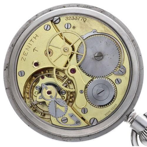 Zenith Royal Navy Hydrographic Service issue nickel cased centre ...