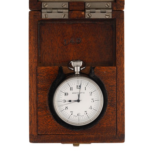 Zenith Royal Navy Hydrographic Service issue nickel cased centre ...