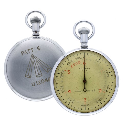 Waltham U.S.A WWII British Royal Navy issue pocket stopwatch ...