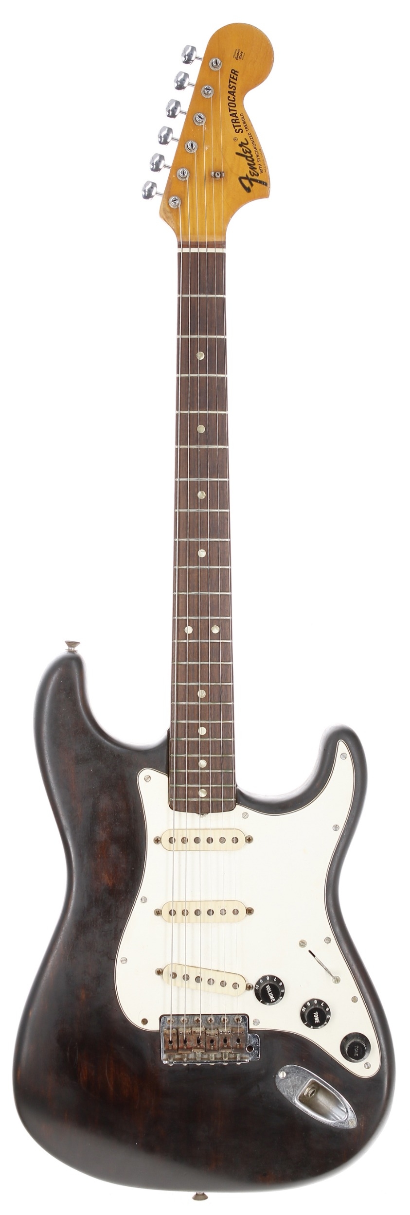 1971 Fender Stratocaster electric guitar, made in USA; Body: burnt ...