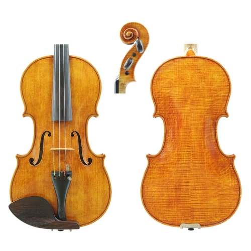 Good modern English violin by and labelled Martin J: Hilsden, Maker ...