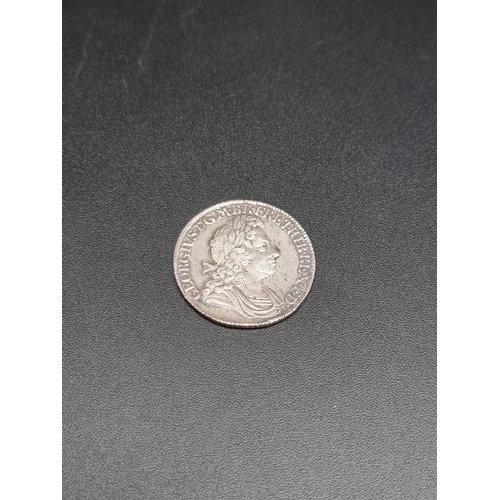 Coins: a George I 1720 silver shilling, angles plain.
