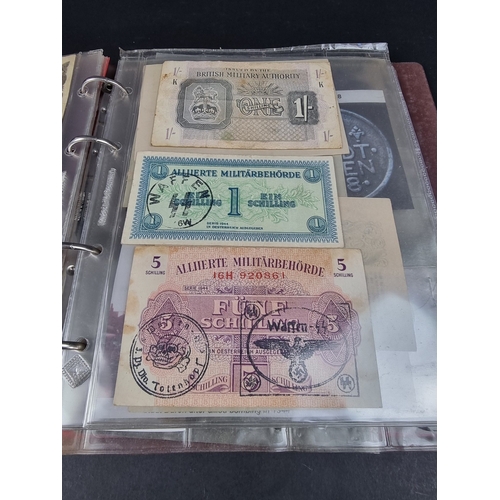 Banknotes/Coins: an album of German and other banknotes; some ...