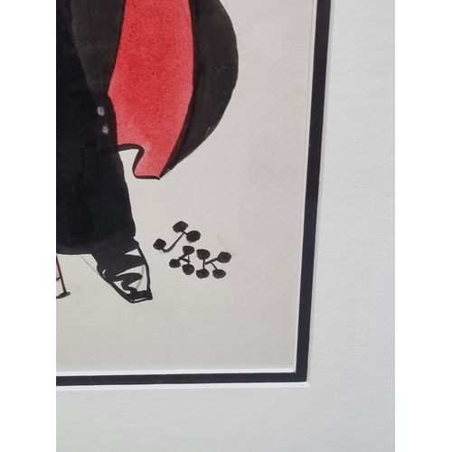 Raymond 'Jak' Jackson (cartoonist), gouache, 41 x 28cm.