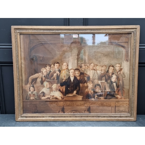 Thomas Webster, 'The Village Choir', colour print, 55 x 74.5cm.
