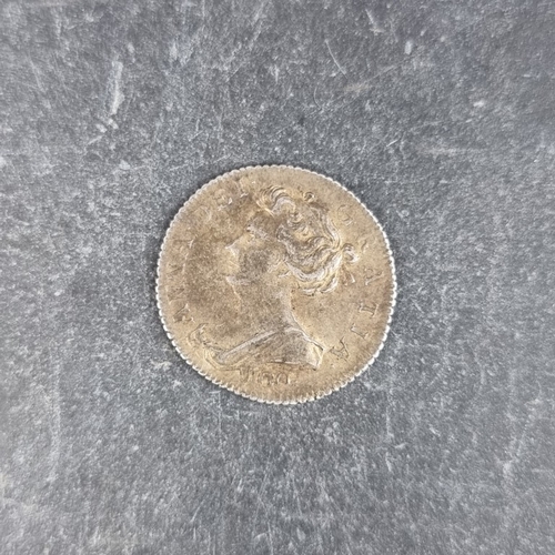 Coins: UK, an Anne 1703 silver SIXPENCE, VIGO.