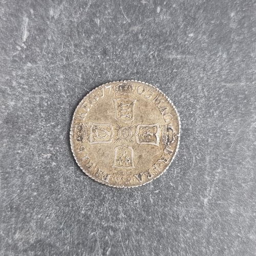 Coins: UK, an Anne 1703 silver SIXPENCE, VIGO.