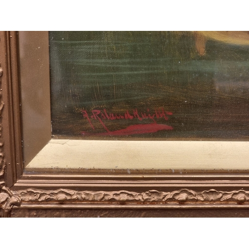Arthur Rowland Knight, 'Trout', signed, oil on canvas, 24 x 34cm.