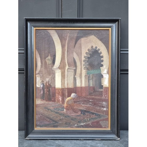 George Grenville Manton, figures in a mosque, signed and dated 1921 ...