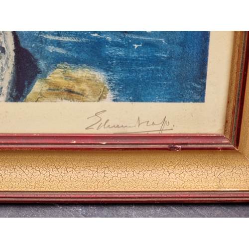 Edward Seago, 'The Port of Ponza', signed in pencil and blindstamped ...