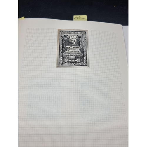CONTINENTAL BOOKPLATES: an album containing approx 169 bookplates ...