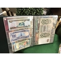 NICE ALBUM OF FOREIGN BANK NOTES