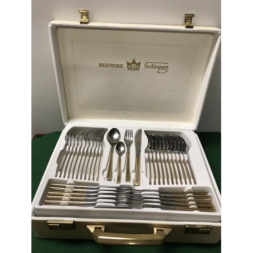 CASED SET OF SOLINGEN CUTLERY