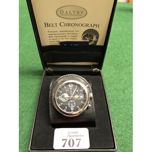 NEW BOXED DALVEY BELT CHRONOGRAPH