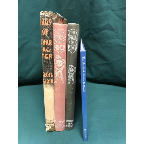 2X VINTAGE PUNCH BOOKS, CECIL ALDIN BOOK & BONZO BOOK