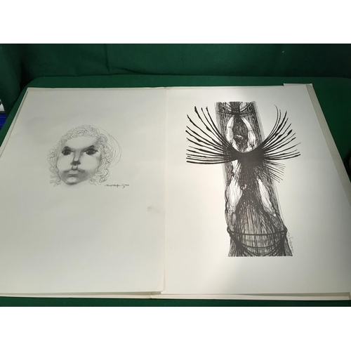 FOLDER OF 6 BEAUTIFUL LTD EDITION DRAWINGS - 173/200 BY CHARLES KEEPING