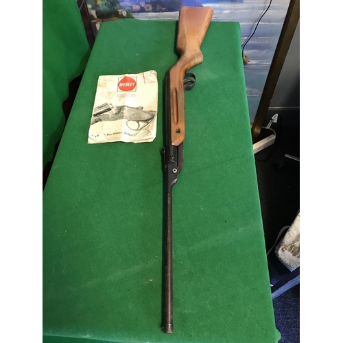 VINTAGE WEBLEY AIR RIFLE
