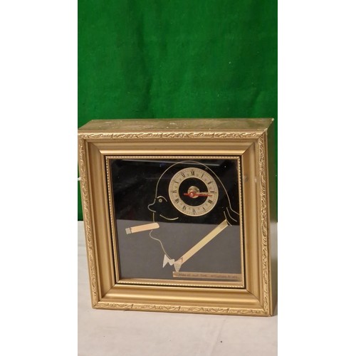 NICE QUARTZ CLOCK DEPICTING WINSTON CHURCHILL "MAN OF OUR TIME" G.E ...