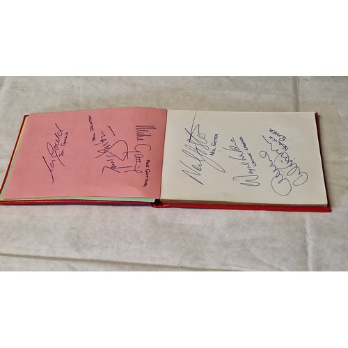 AUTOGRAPH BOOK WITH AUTOGRAPHS INC TREVOR BROOKING, GARY LINEKAR, JMMY ...