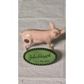 LOVELY BESWICK PIG WITH BESWICK PLAQUE - PIG STANDS 7 CMS H - 2 X TINY ...