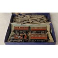 BOXED VINTAGE CLOCKWORK TIN PLATE TRAIN SET LMS 2270