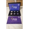 LOVELY CASED COINS SET "PETER PAN" 50P COLLECTION