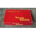 VINTAGE BOXED TRI-ANG R81 STATION SET - GREAT CONDITION