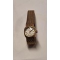 LOVEY VINTAGE 9CT GOLD "ROMER" INCABLOC 19 SWISS MADE WATCH & 9CT GOLD ...