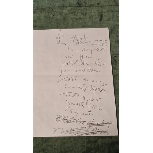 VERY INTERESTING ORIGINAL FRAMED & GLAZED REG KRAY LETTER FOM HMP ...