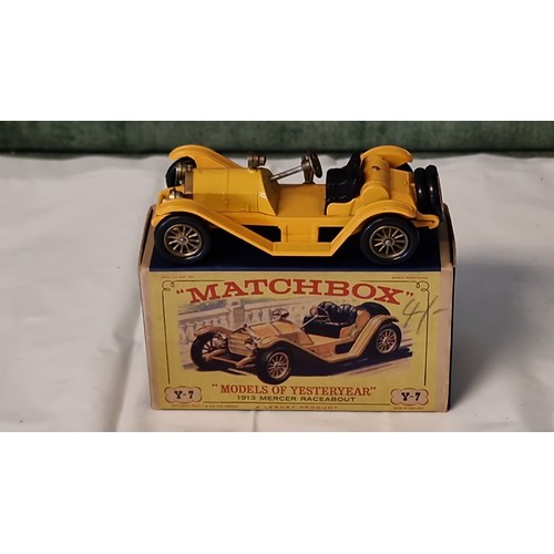 VINTAGE BOXED MATCHBOX Y7 1913 MERCER RACEABOUT