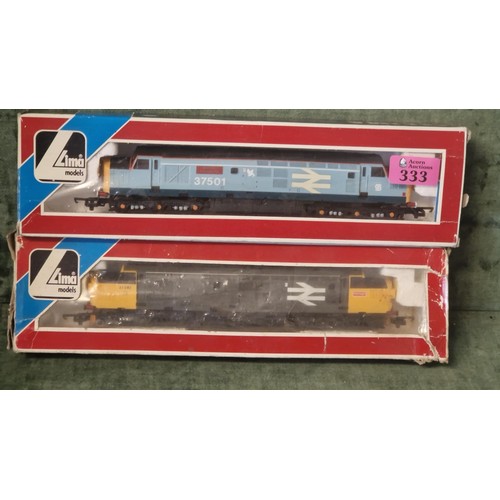 2 X BOXED LIMA ENGINES - 5172 TEESIDE STEELMASTER & 37082 RAILFREIGHT