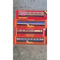 4 X BOXED HORNBY CARRIAGES - R448 SLEEPING CAR & R419 SLEEPING CAR ...