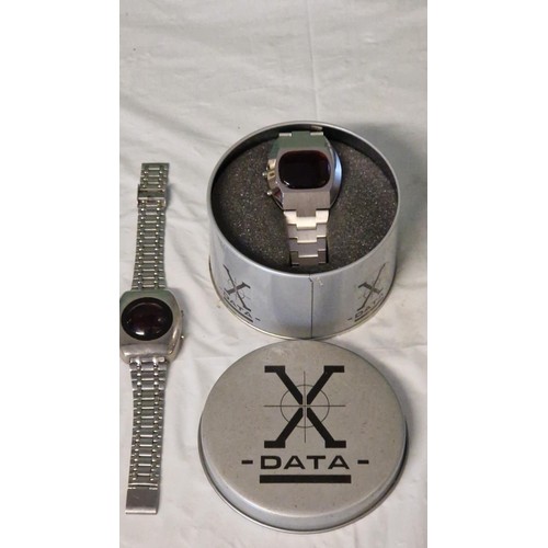 2 X GENTS LED DIGITAL WATCHES - CLOCKS AND WATCHES ARE NOT TESTED