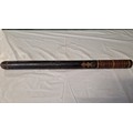 EARLY GEORGIAN OR VICTORIAN WOODEN POLICE TRUNCHEON - 36CMS LONG