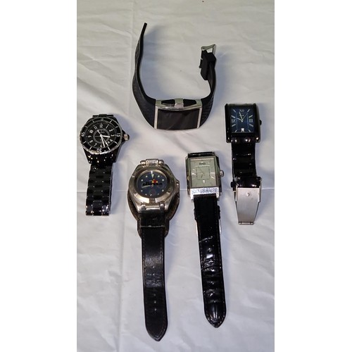 5 X VARIOUS WATCHES - WATCHES & CLOCKS ARE NOT TESTED