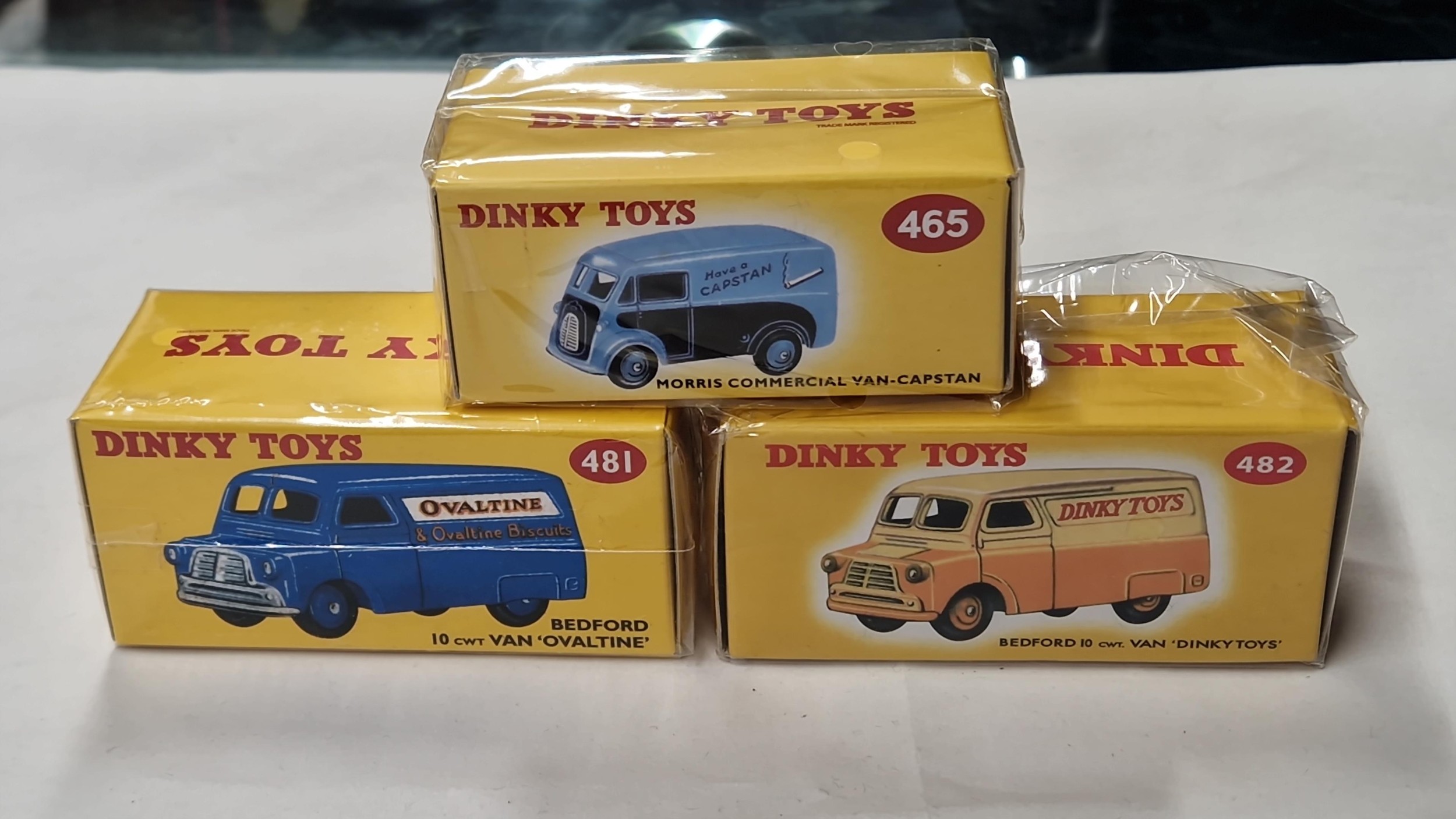 3 X BOXED & CELLOPHANE WRAPPED ATLAS EDITIONS REPLICA DINKY MODEL CARS ...