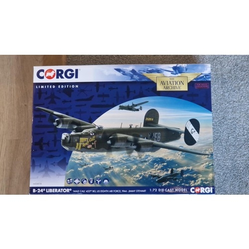 BOXED NEW CORGI LIMITED EDITION B24 LIBERATOR DIECAST MODEL - 30CMS ...