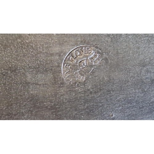 LOVELY FRENCH METAL / PEWTER DESK ITEM - 20CMS X 14CMS X 7CMS H