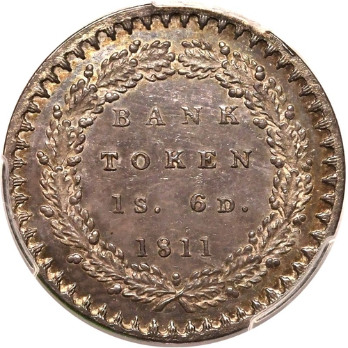 UNITED KINGDOM. George III, 1760-1820. Silver eighteenpence, 1811 ...