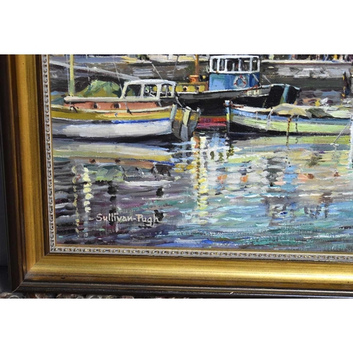 Norbert Sullivan Pugh (British 20th century): Oil on canvas, Brixham ...