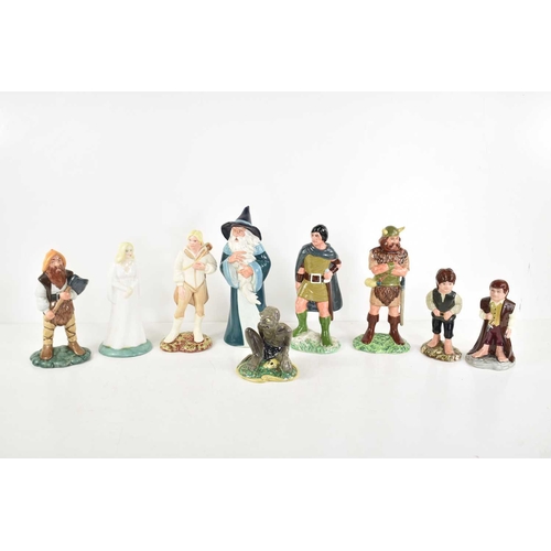 A collection of Royal Doulton "Lord of the Rings" figurines, comprising ...