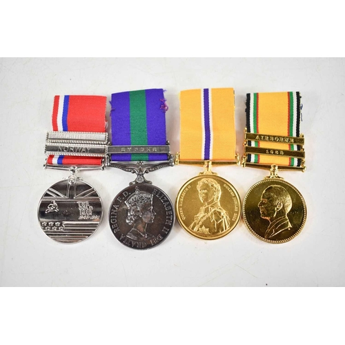 A post war medal group awarded to Pte B. Wisdom, 3bn Para, 23502671 ...